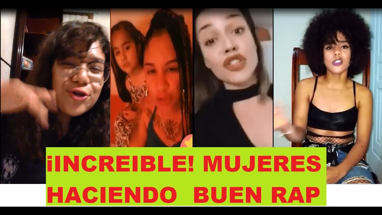 MUJERES haciendo RAP Con Tremendo FLOW 2018 Compliación - YouTube