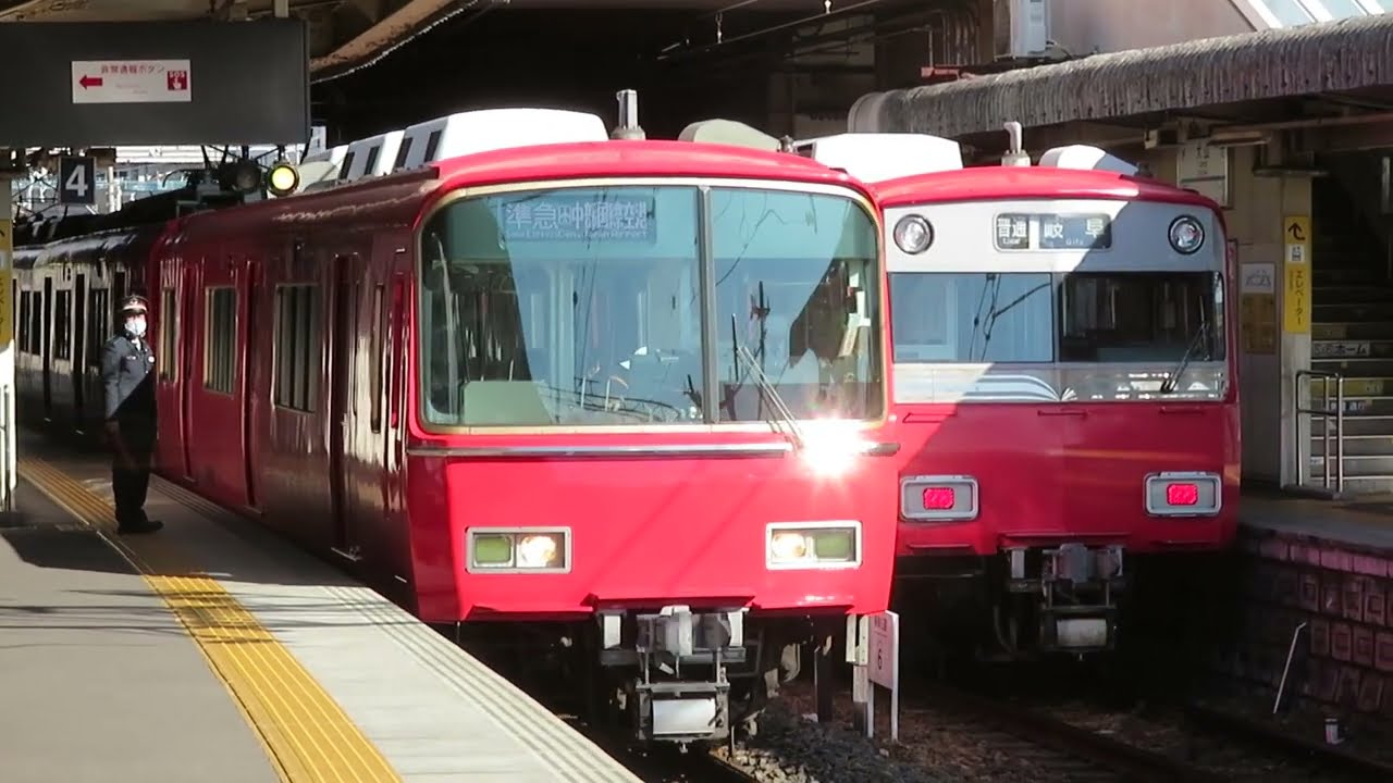 名鉄犬山線6500系準急 犬山駅発車 Meitetsu Inuyama Line 6500 series EMU - YouTube