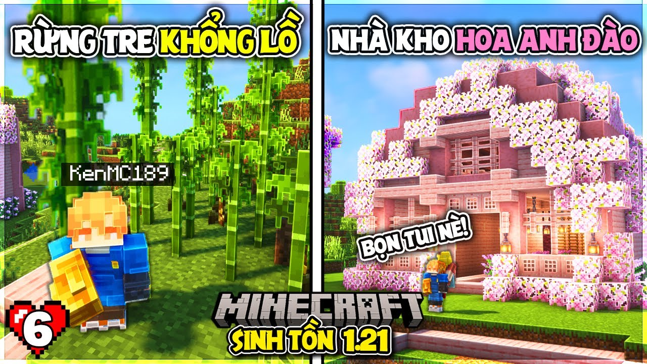 PHÁT HIỆN CÂY TRE KHỔNG LỒ, XÂY DỰNG NHÀ KHO HOA ANH ĐÀO CÙNG MORA ...