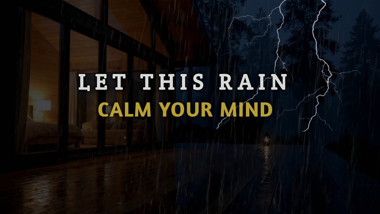 No Ads Rain Sounds for Sleeping - Deep Rain & Thunder for Relaxation ...