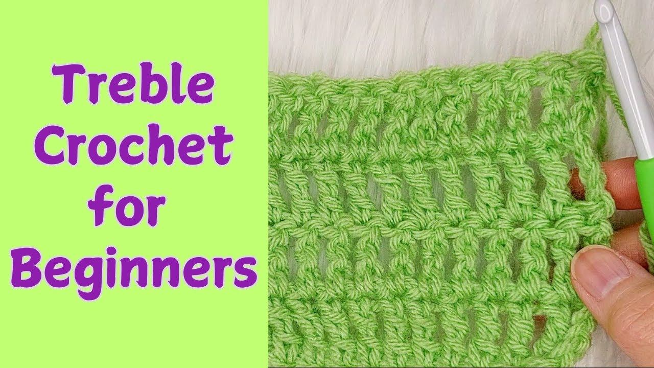 Learn the Treble Crochet Stitch in Under 5 Minutes for Beginners, Then ...