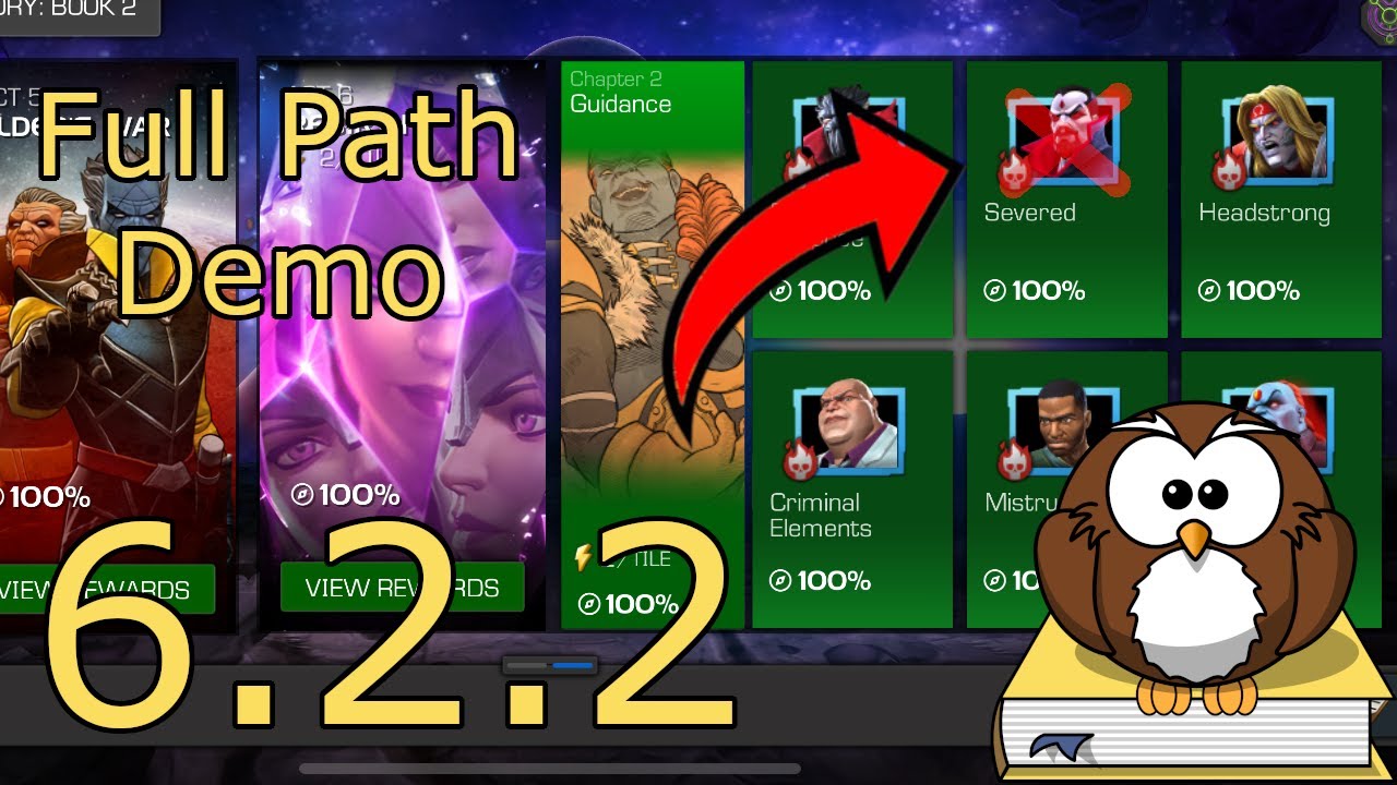 Full Run Through of 6.2.2 Severed - Easy Path - MCOC - YouTube