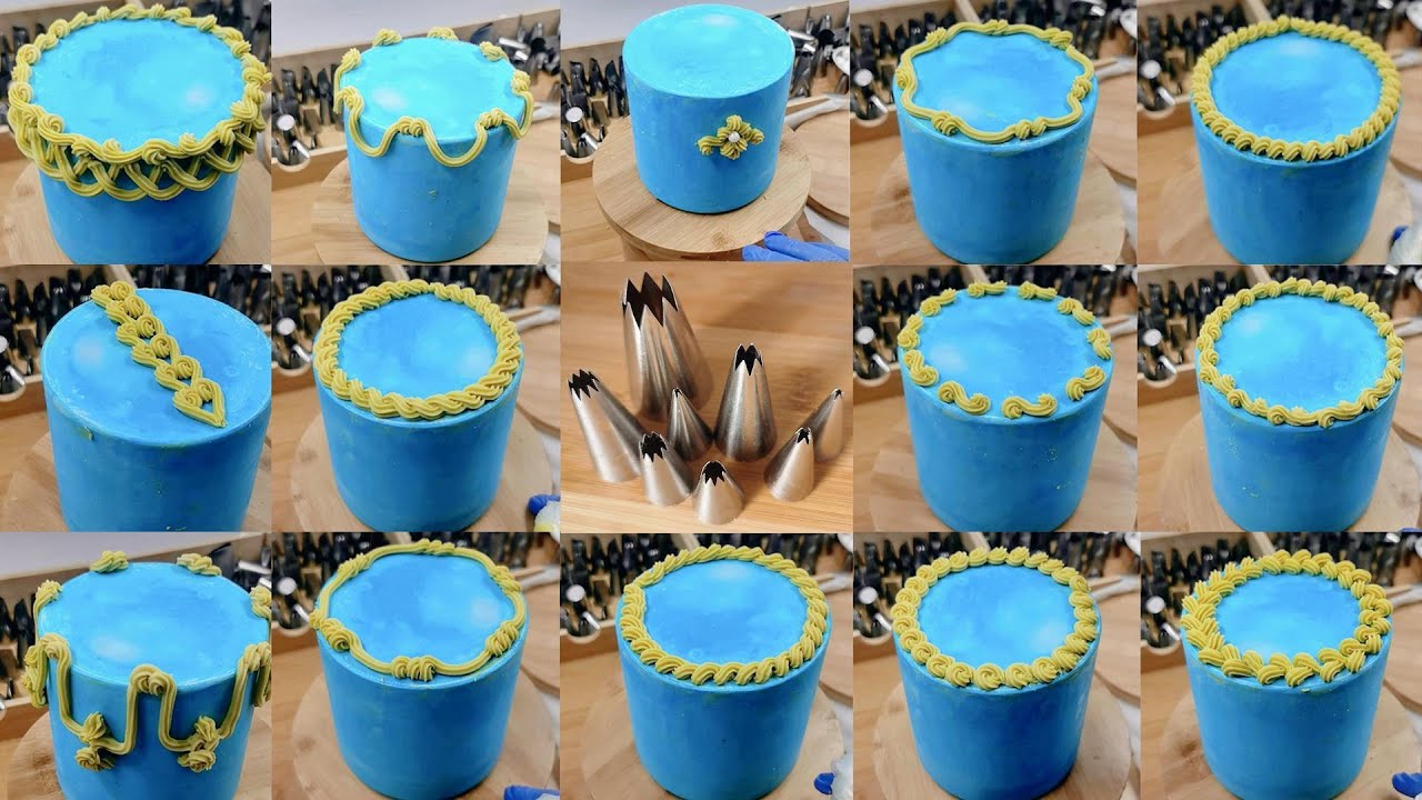 How to use star shell piping tips #824 #13 #17 ? Nozzle Piping ...