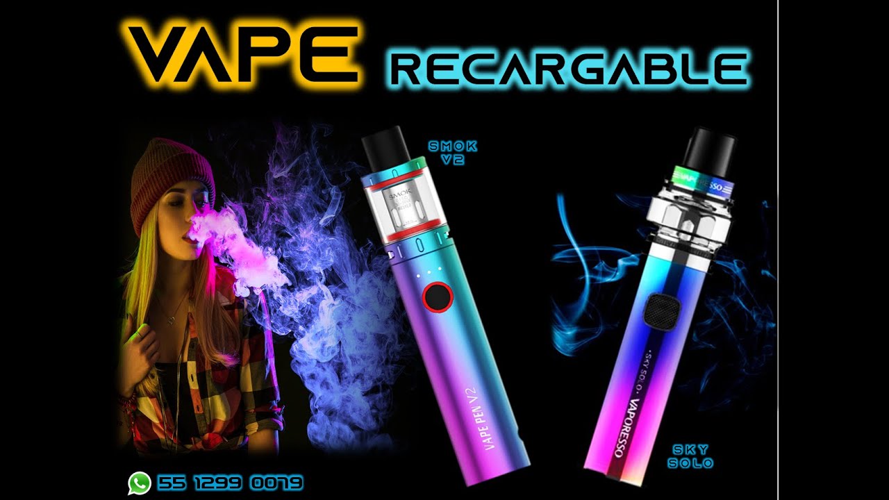 VAPEs RECARGABLES - NUEVOS Y ORIGINALES - YouTube