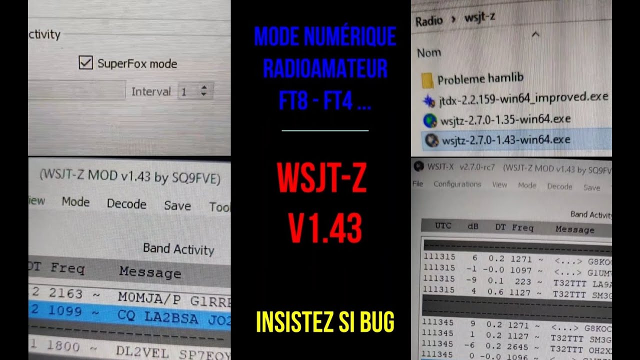 FT8 : WSJT-Z version 1.43 - Mode SuperFox intégré - Configuration ...