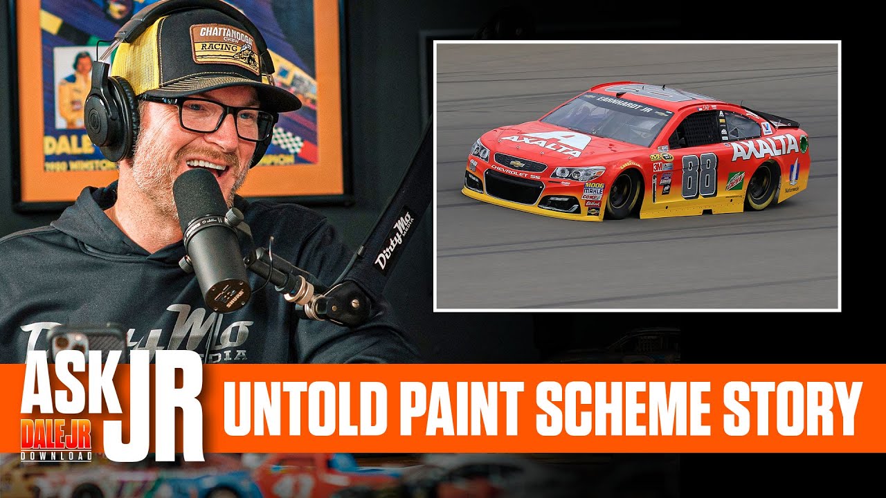 Dale Jr Couldn't Believe The Way This Paint Scheme Came To Be... TWICE ...