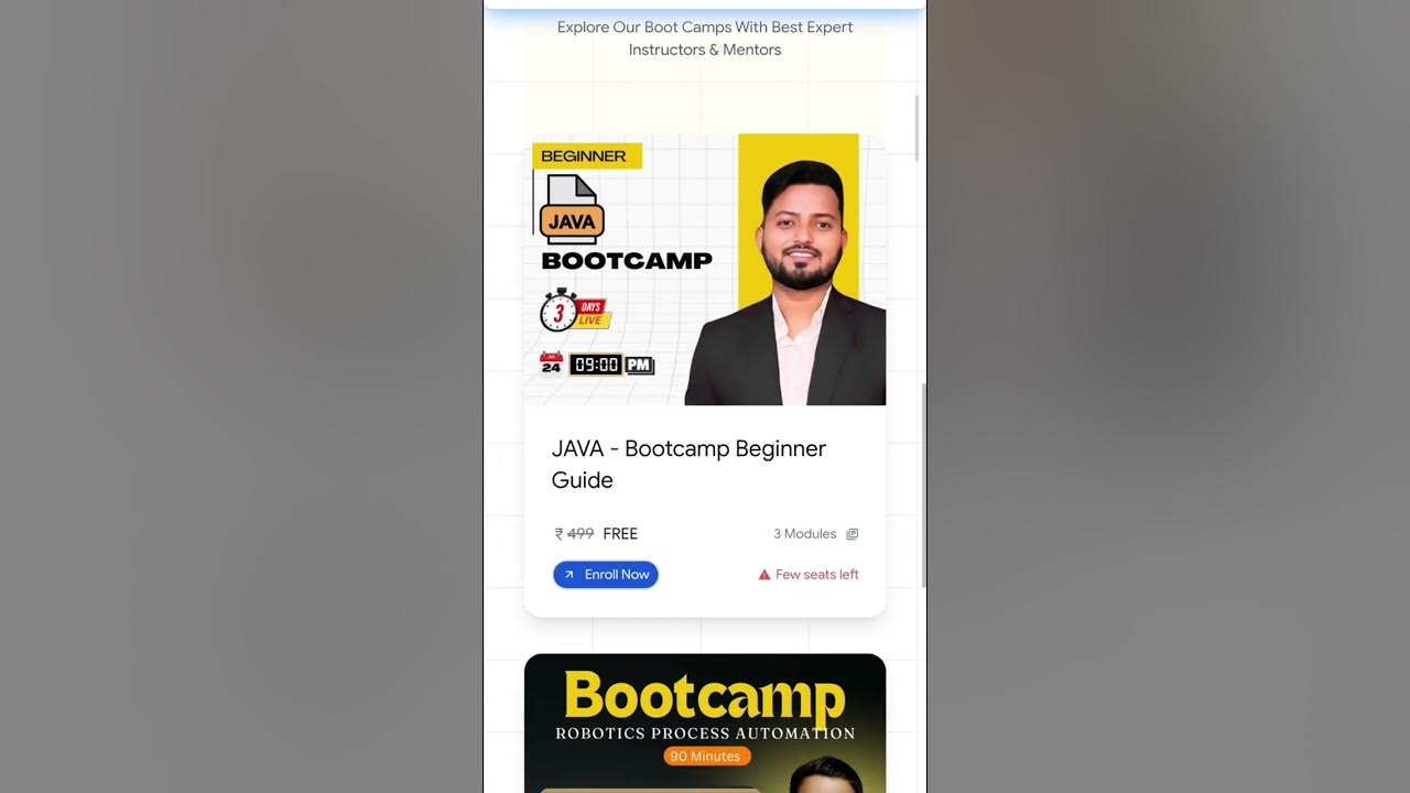 How to join TNP Officer Java Bootcamp - YouTube
