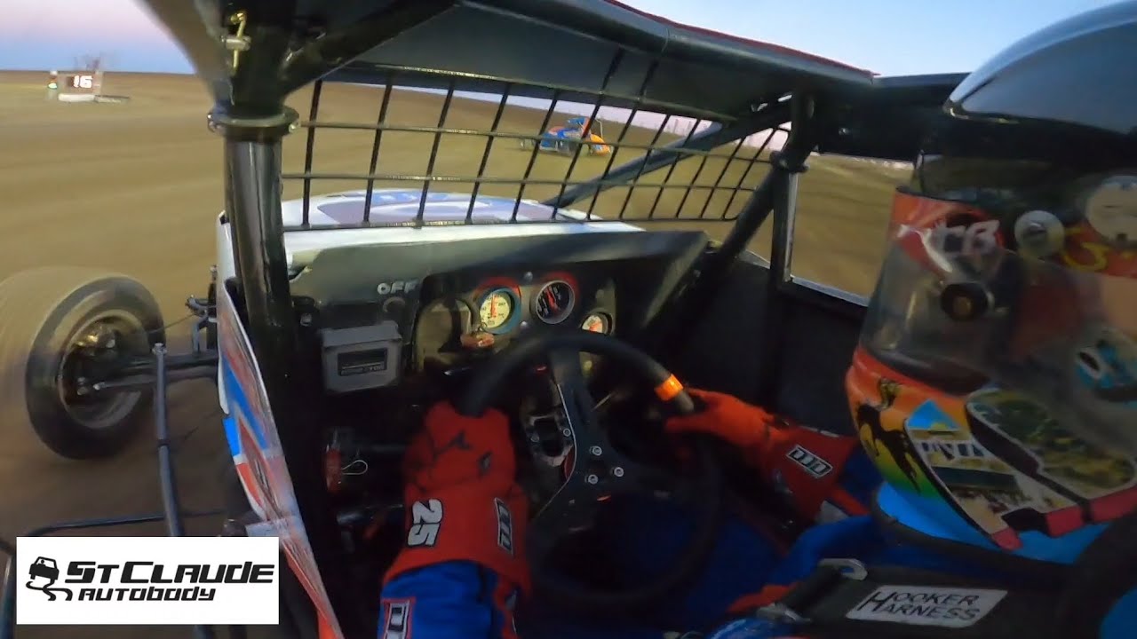 Devils Lake Speedway - May 3rd 2025 - Eric Guyot #25 WRSS Non-Wing Sprint Car - Feature - YouTube