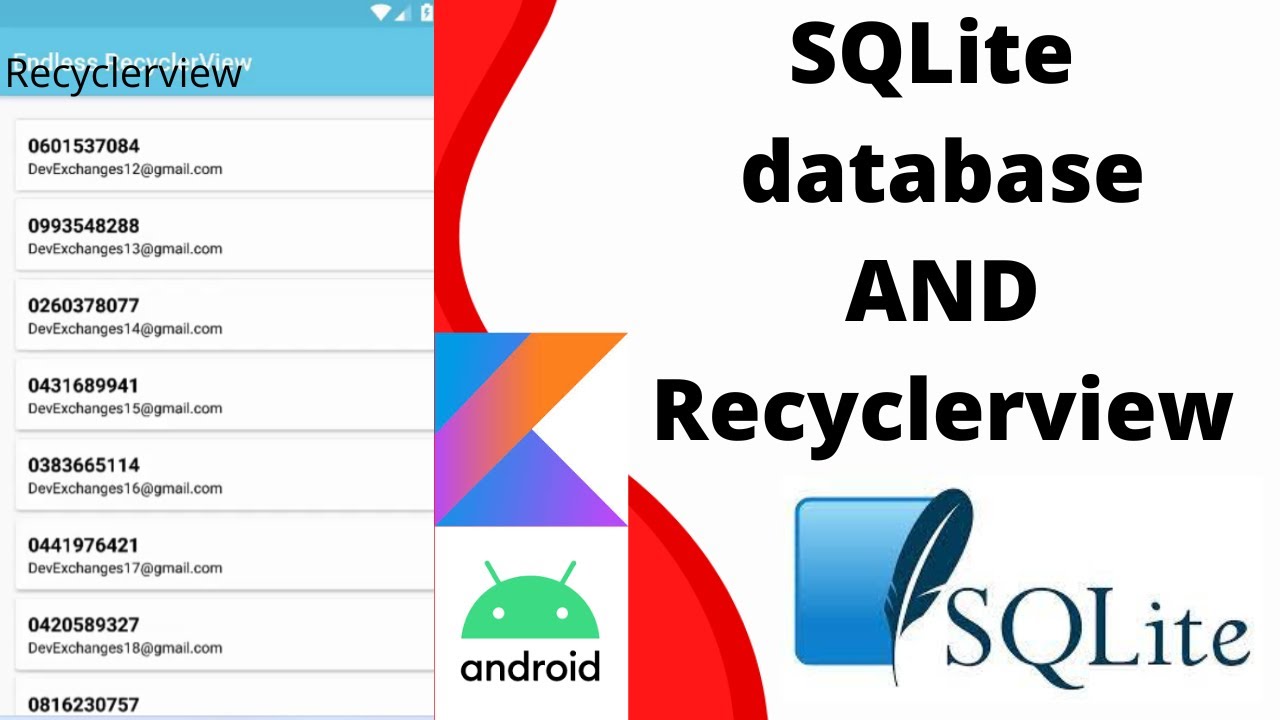 How To Fetch All Records From Sqlite Database And Put Recyclerview In 6112