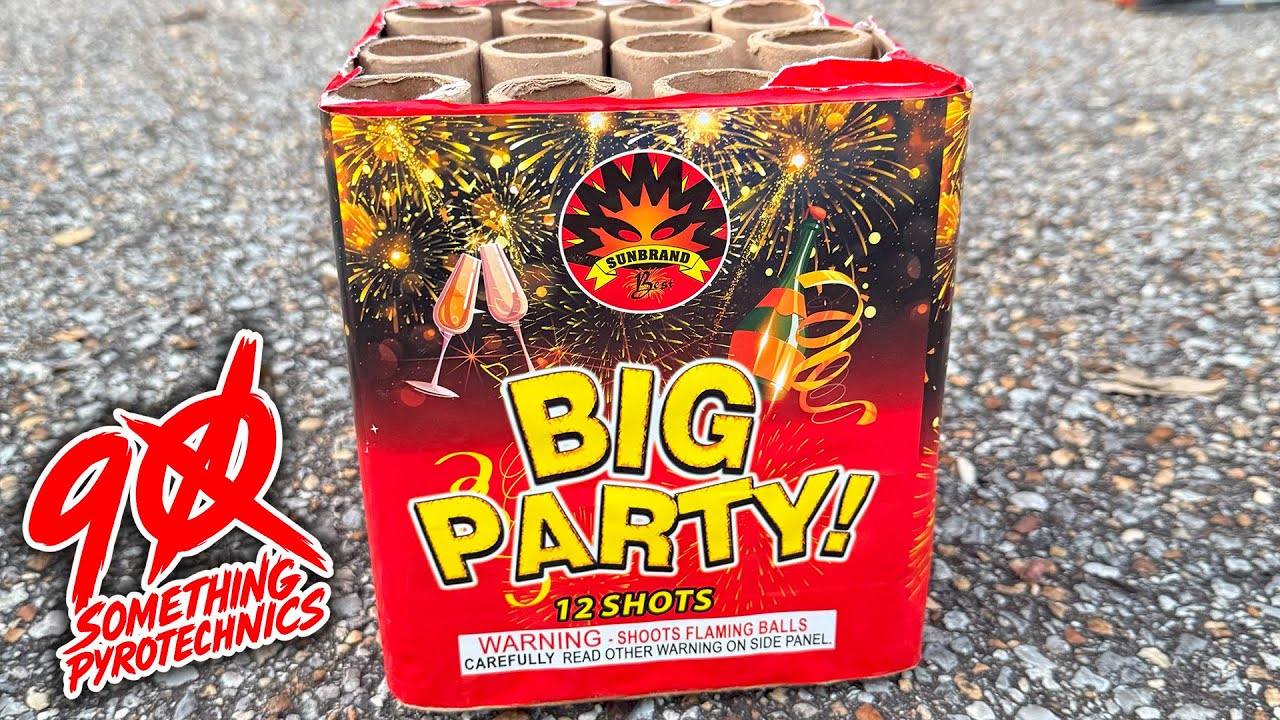 Big Party - Sunbrand Fireworks - 12 Shot Firework - YouTube