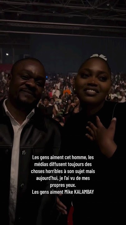Taliana Gola And Mike Kalambay Au Concert De La Sœur Déborah