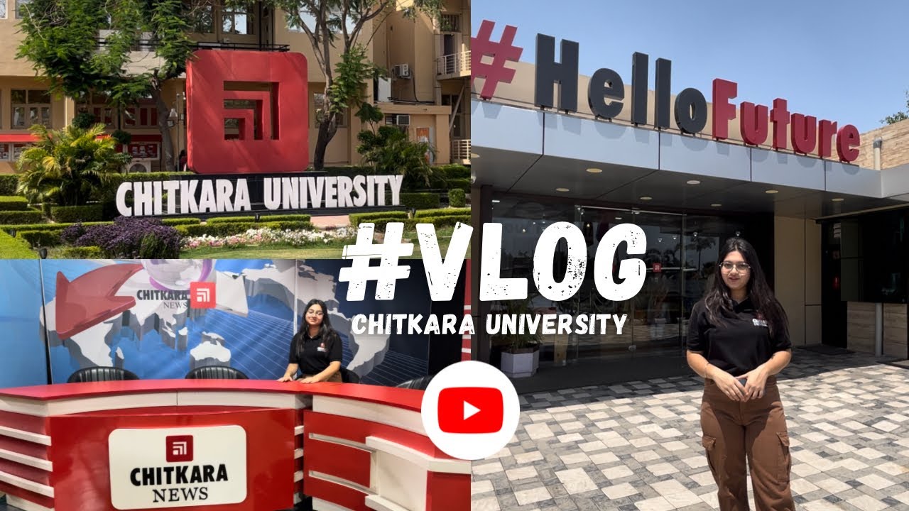 Life At Chitkara University | Campus & Department tour - YouTube