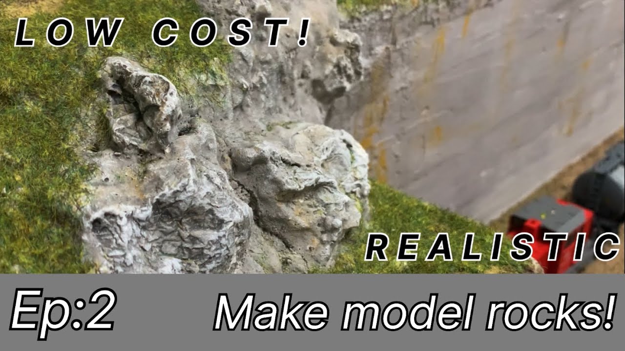 Make model rocks from plaster! Ep:2 - YouTube