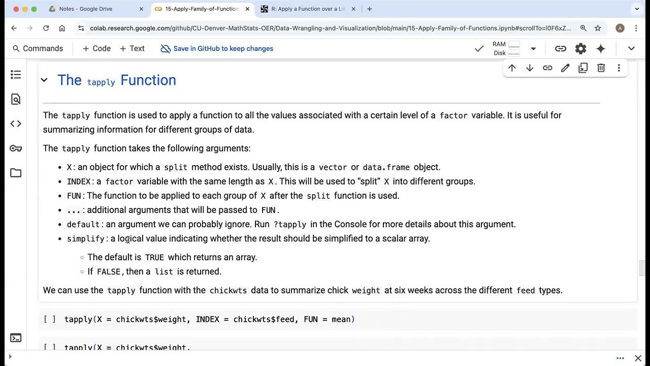 The tapply Function in R - YouTube