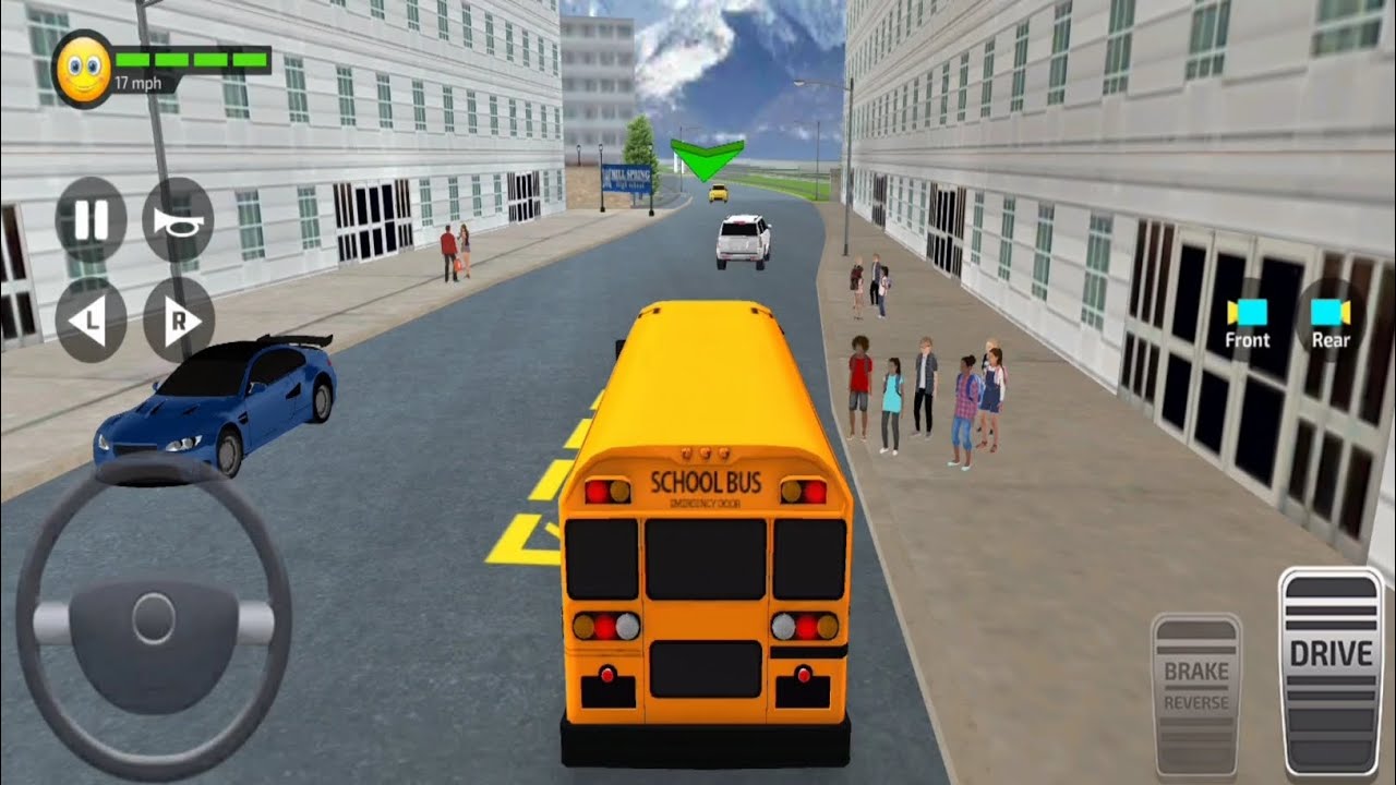 School Bus Driver - Level 33,34,35- Game Play Video ! Bus Gameplay ...