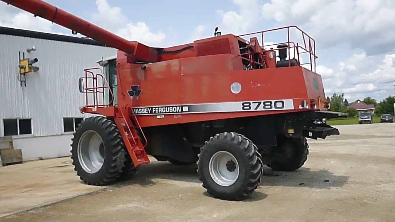 1998 MASSEY FERGUSON 8780 For Sale - YouTube