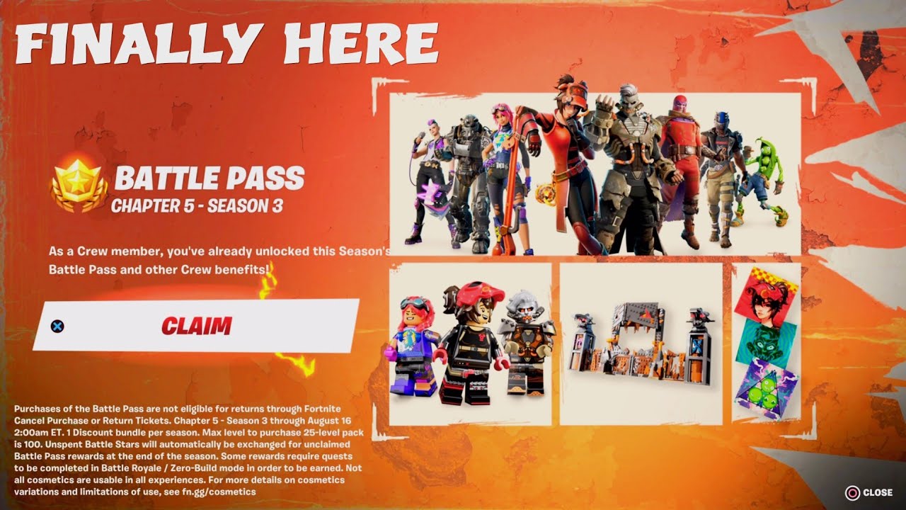 Fortnite chapter 5 SEASON 3 NEW battle PASS- Reaction - YouTube