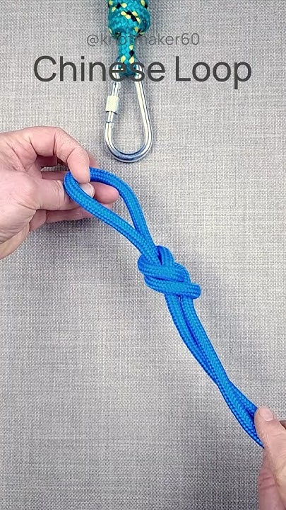 Chinese Loop. #knot #rope #loop #bend #new #wow #newshorts #tie # ...