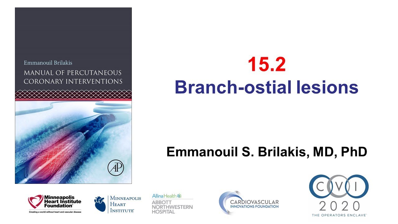 15.2 Branch ostial lesions - Manual of PCI - YouTube