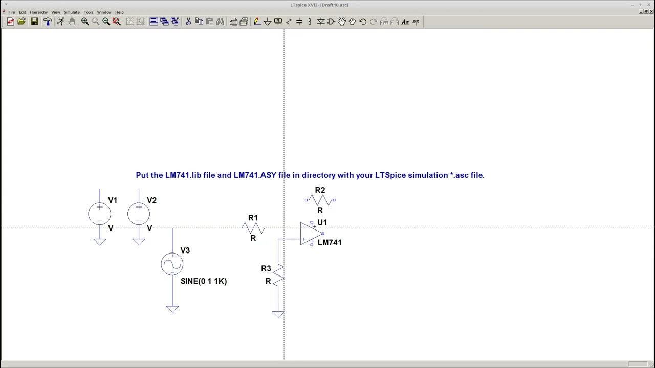 Operational amplifier (LTSpice) - Exercise 3 - YouTube