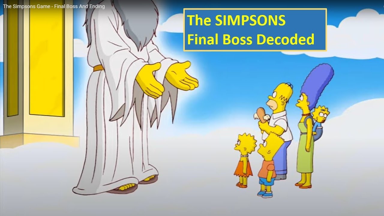The Simpsons Game Final Boss Decoded - YouTube