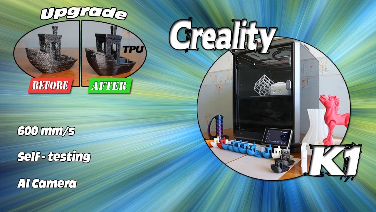 Creality K1 - Fast FDM 3D Printer with Good Quality - YouTube