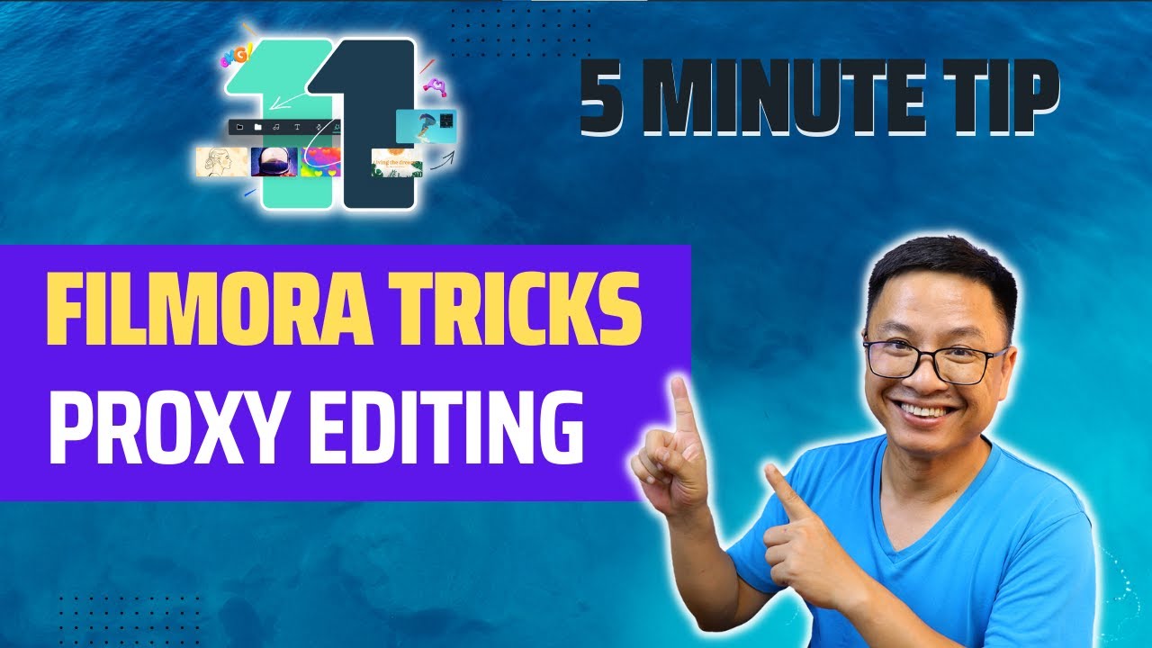 How to Edit Video with PROXY in Filmora 11 - YouTube