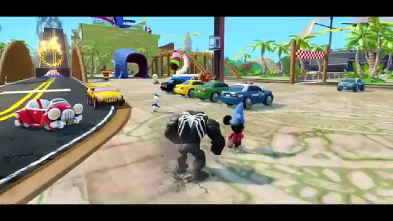 SCARY VENOM with Mickey Mouse and Disney's Donald Duck in HD SCARY ...