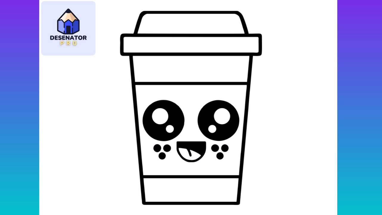 Cum Sa Desenezi O CAFEA Draguta | Usor Pas cu Pas Tutorial pentru ...