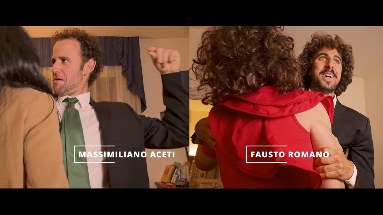 Fantozzi e Calboni al night club -- Fausto Romano e Massimiliano Aceti ...