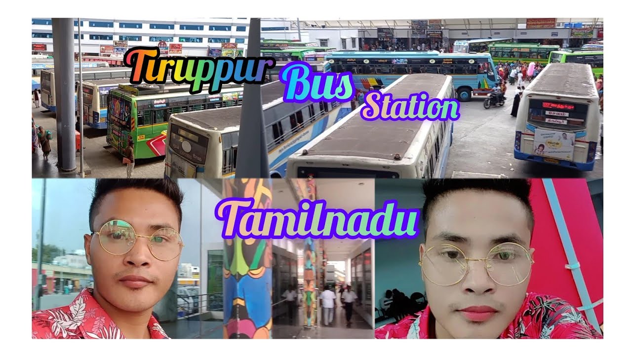 Tirupur old bus stand - YouTube