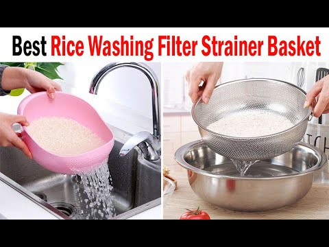 Best Rice Washing Filter Strainer Basket Review 2022 - YouTube