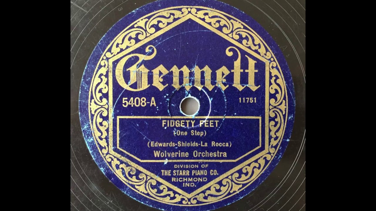 Fidgety Feet - Wolverine Orchestra (Bix Beiderbecke's first record ...
