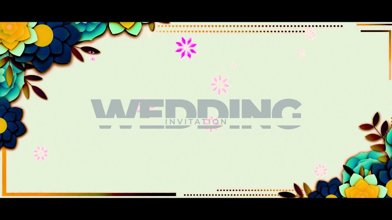 Royal Wedding Invitation Without Text /Free Download / link in ...