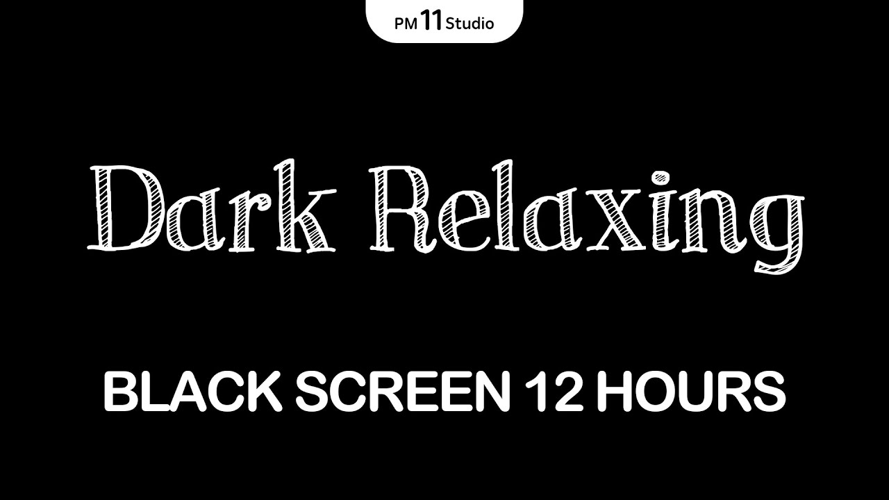 Dark Relaxing Background | Sleep Music for Relaxing, Deep Sleep | Black ...