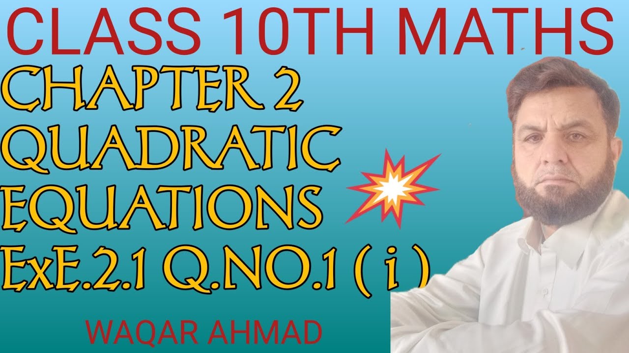 Class 10th maths chapter 2 EXE.2.1Q.1 ( i )K.P.K textbook. - YouTube