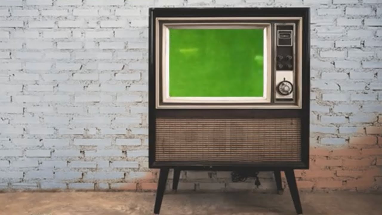 Retro tv Greenscreen video effect Old tv Overlay Intro outro free cc ...