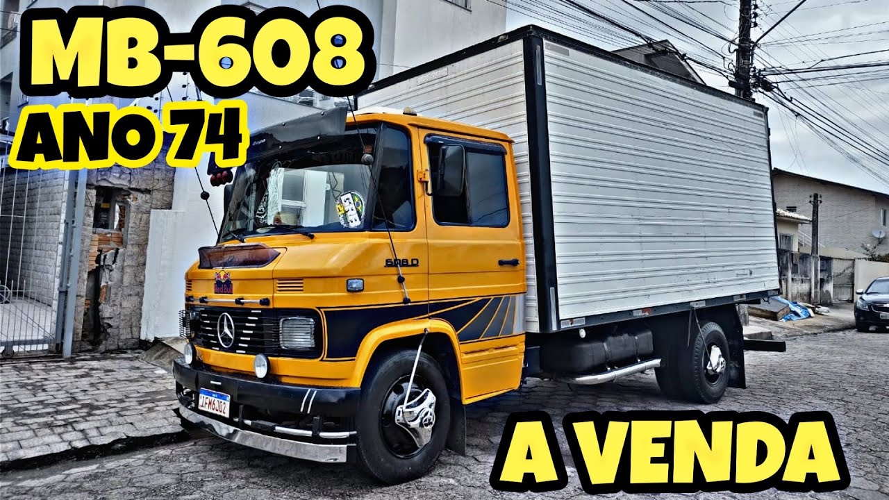 MERCEDES BENS 608 ANO 74 A VENDA - YouTube