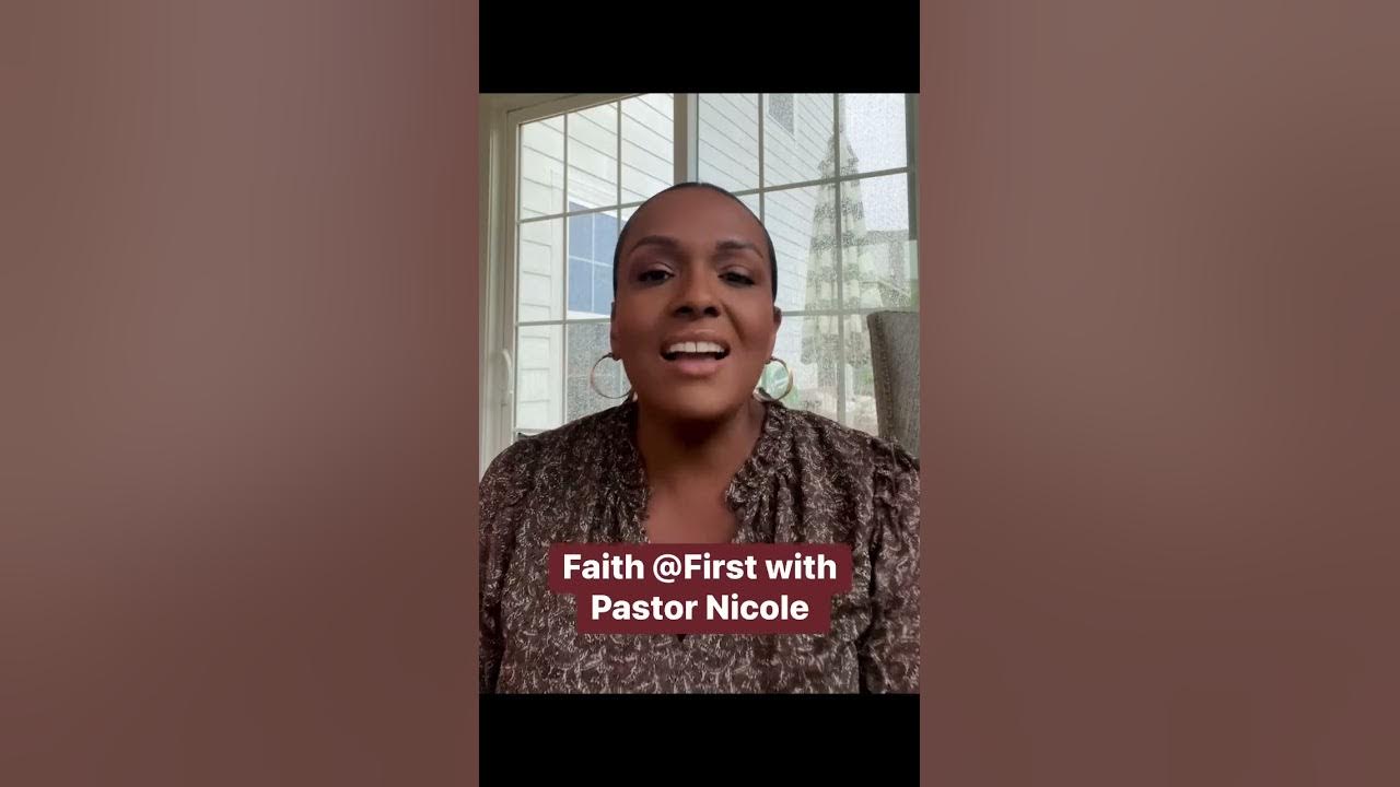 Faith@First with Pastor Nicole - 9/27/24 - YouTube