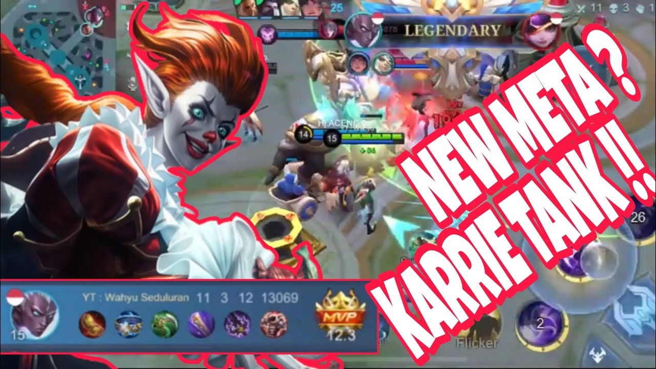 NEW META ? | BUILD KARRIE TANK ! | GAMEPLAY KARRIE #04 | Mobile Legends ...