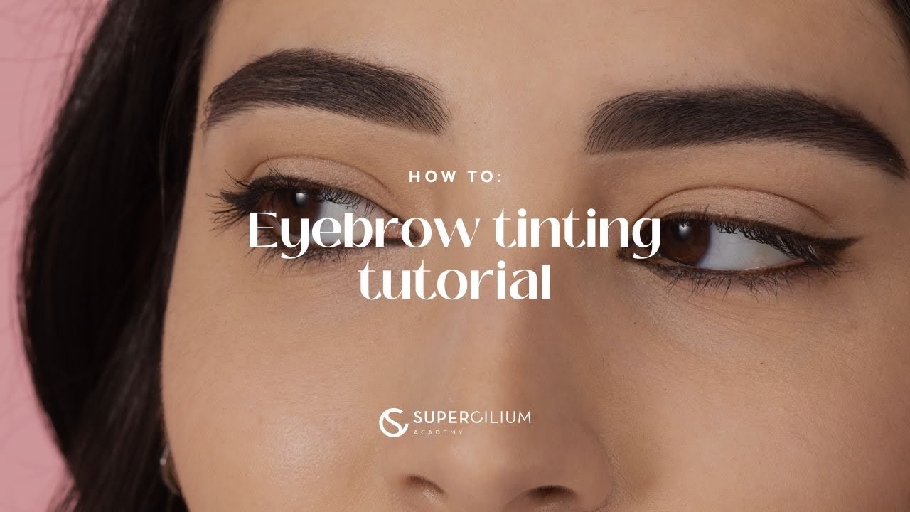 Eyebrow Tinting Tutorial | DIY Guide for at Home Brow Tinting With Supercilium - YouTube