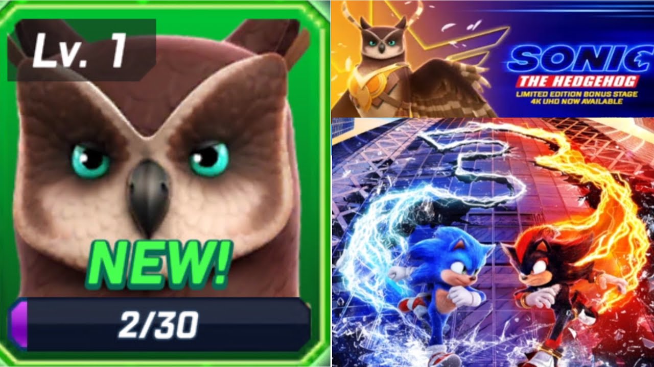 LONGCLAW NEW CHARACTER (Sonic Movie Marathon Event Sonic Forces Speed ...