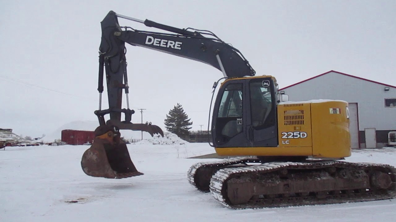 John Deere 225D LC demonstration video - YouTube