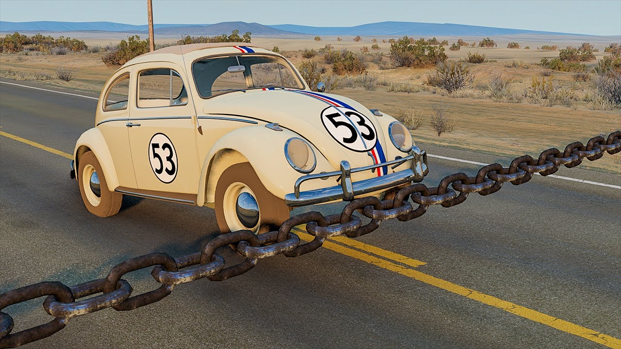 Cars vs Chain #31 - BeamNG DRIVE | SmashChan - YouTube