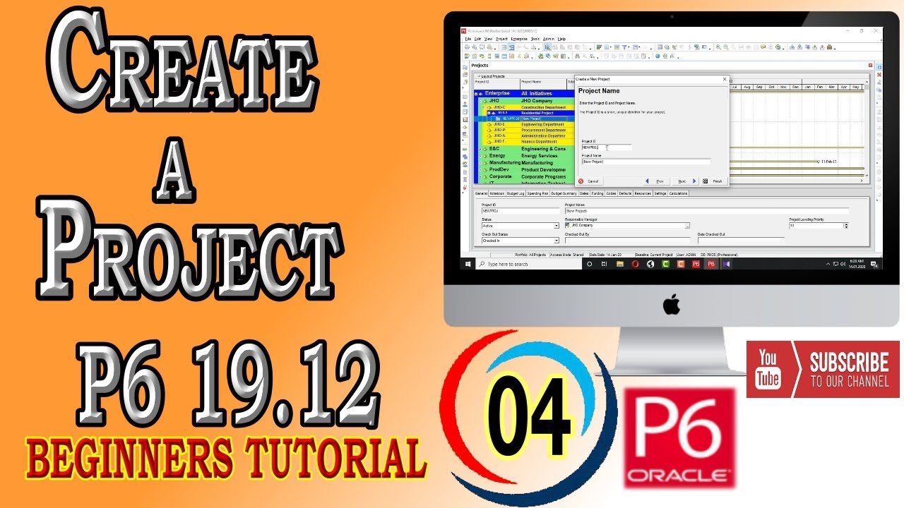 Primavera p6 tutorials - tronvica