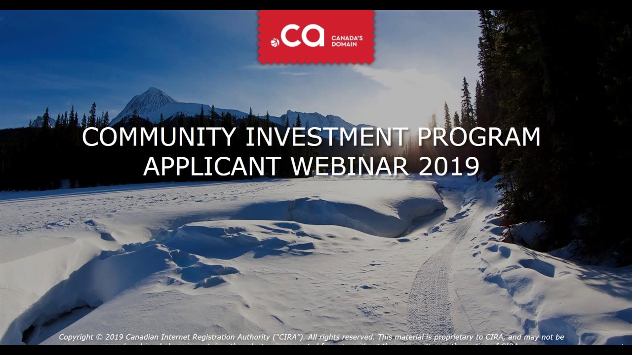 Community Investment Program - Guidelines and Tips for Applicants 2019 ...