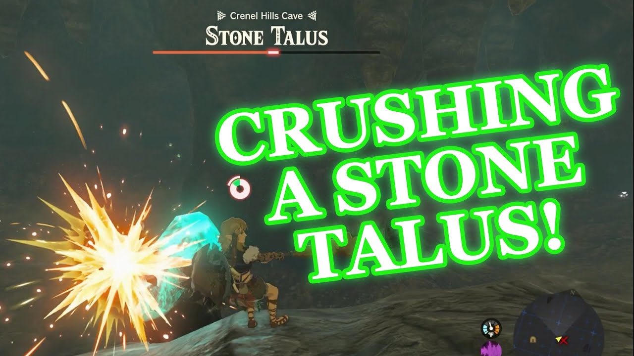 Zelda TotK - How To Defeat A Stone Talus! - YouTube