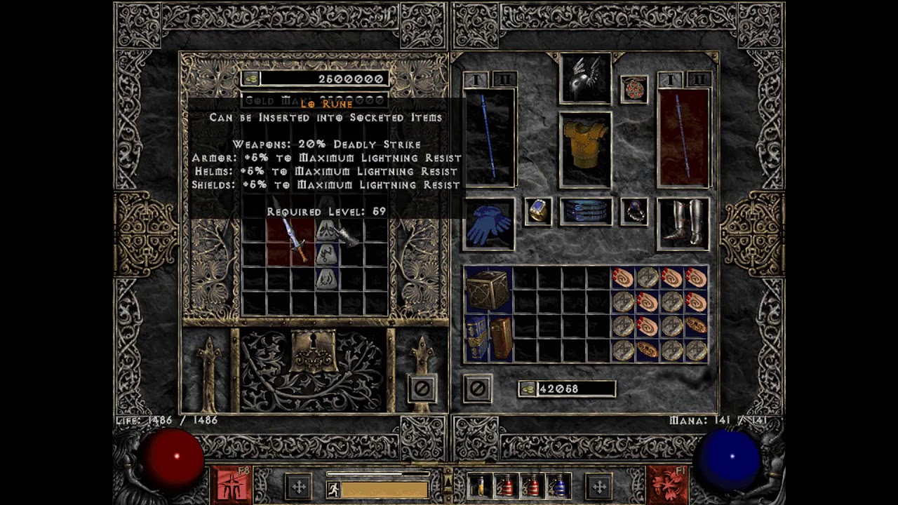 Making #1 Grief Runeword For My Untwinked Barb | Diablo 2 - YouTube