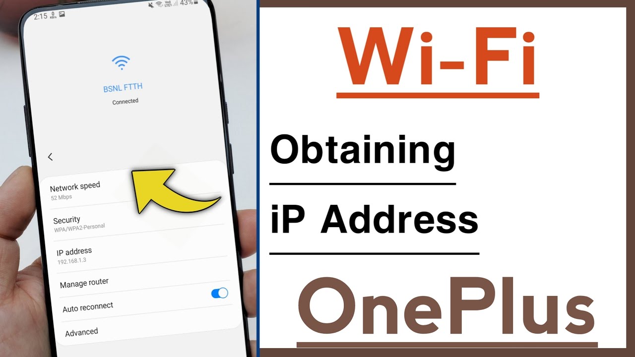 WiFi Obtaining iP Address Problem Solve in OnePlus Device - YouTube