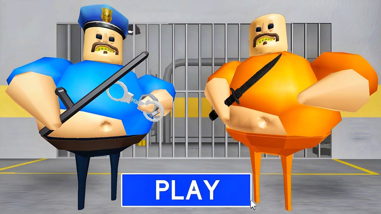 POLICE BARRY VS CRIMINAL BARRY in BARRY'S PRISON RUN! Obby ...